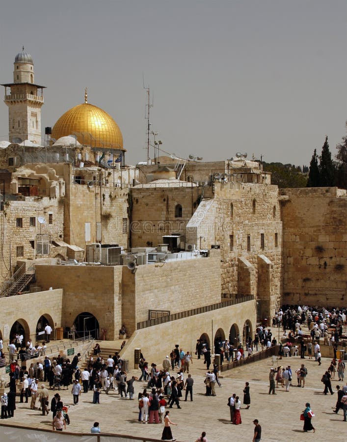 A View of the Temple Mount in Jerusalem Editorial Photo - Image of ...