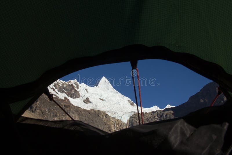 View from the Tent Window stock photo. Image of blue - 43463402
