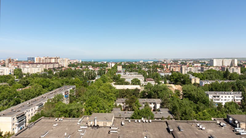 View of the 12th District of the City of Anapa Resort Stock Photo ...
