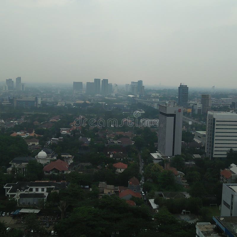 View on the 25th Floor, South Jakarta Area Stock Photo - Image of view ...