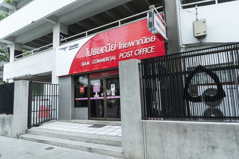 Thailand Post Office in Bangkok Editorial Image - Image of letter ...
