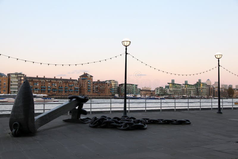 View of the Thames Waterfront Editorial Stock Photo - Image of kingdom ...