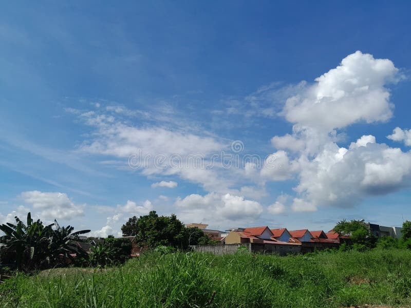 The View of Thin Clouds in the Blue Sky is so Beautiful when the ...