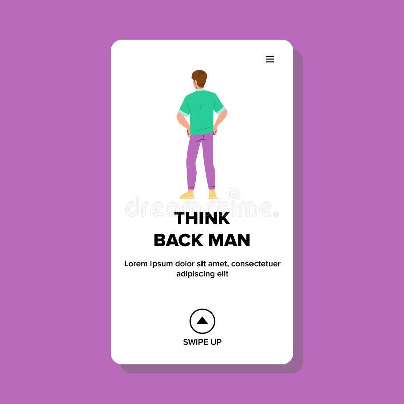 Male Cartoon Back View Silhouette Stock Illustrations – 362 Male ...