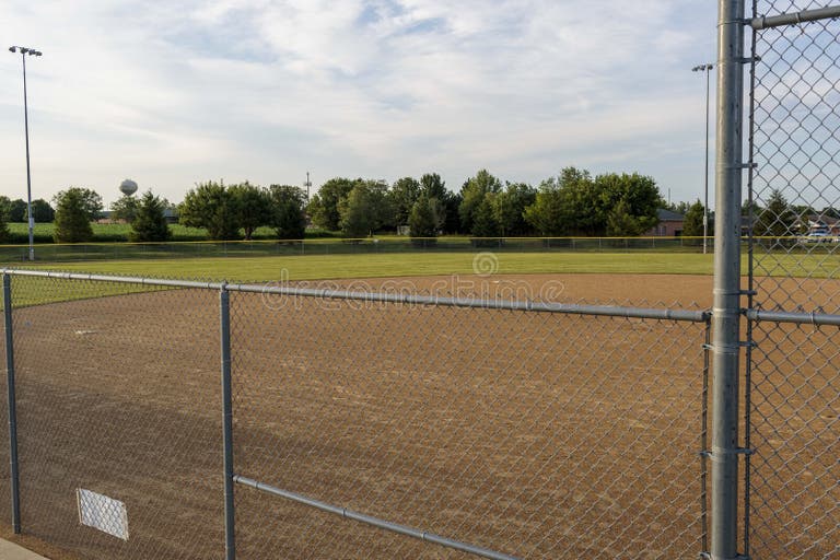 A View from the Third Baseline Bleechers of the Second Baseball Infield ...