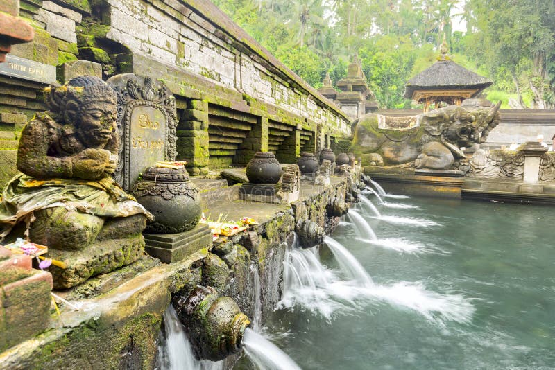 View Tirta Empul Means Holy Spring in Balinese Stock Photo - Image of ...