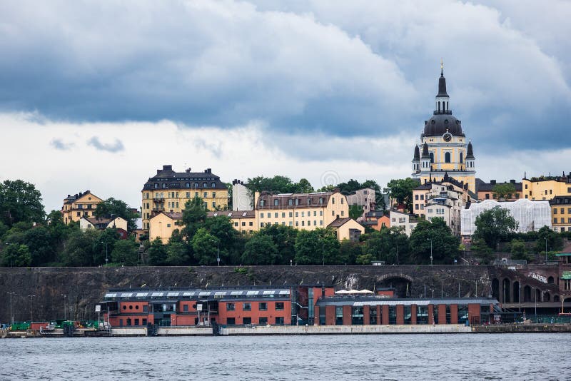 View To the Capital of Sweden, Stockholm Stock Photo - Image of ...