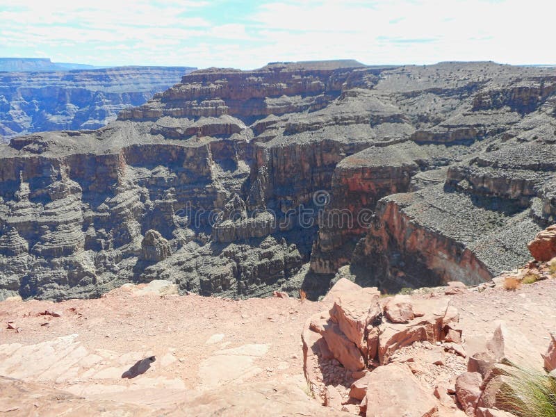 View To Grey Rocks in the Grand Canyon Stock Image - Image of life ...