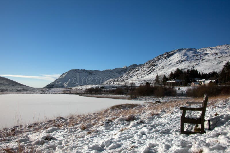 View to Mount Snowdon stock photo. Image of mountain - 17227854