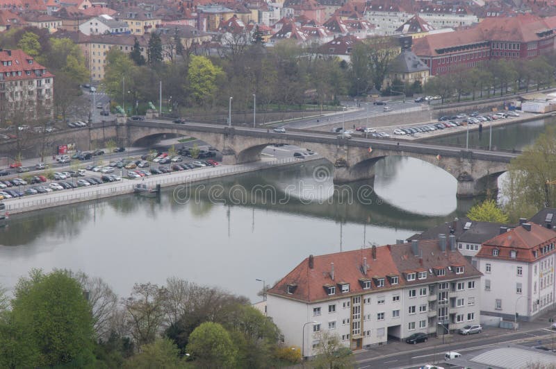 View To the Old Main Bridge Stock Image - Image of tourism, outdoor ...