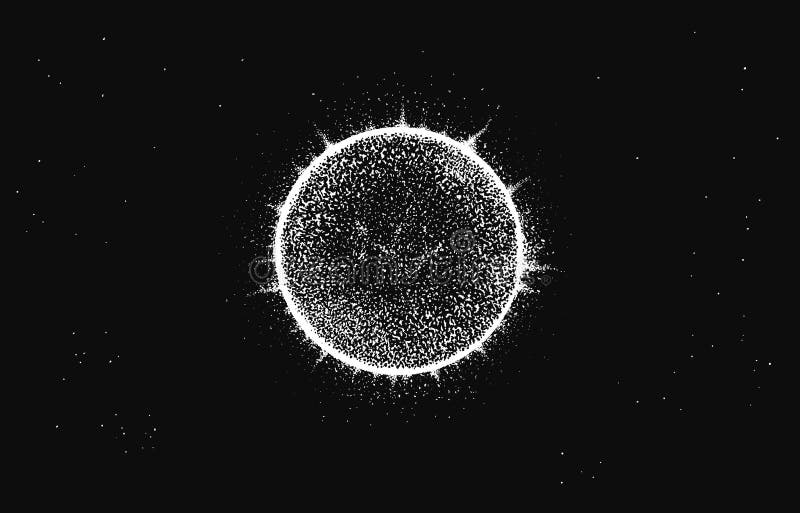 View To Realistic Star in Space Stock Vector - Illustration of graphic ...