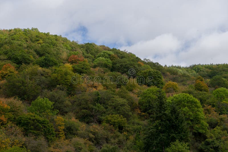 View To the Region of the Village Called Hellenthal Stock Image - Image ...
