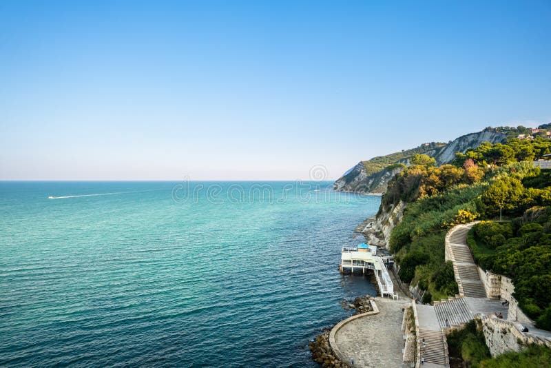 View To the Sea at Ancona, Italy Stock Image - Image of copy, famous ...