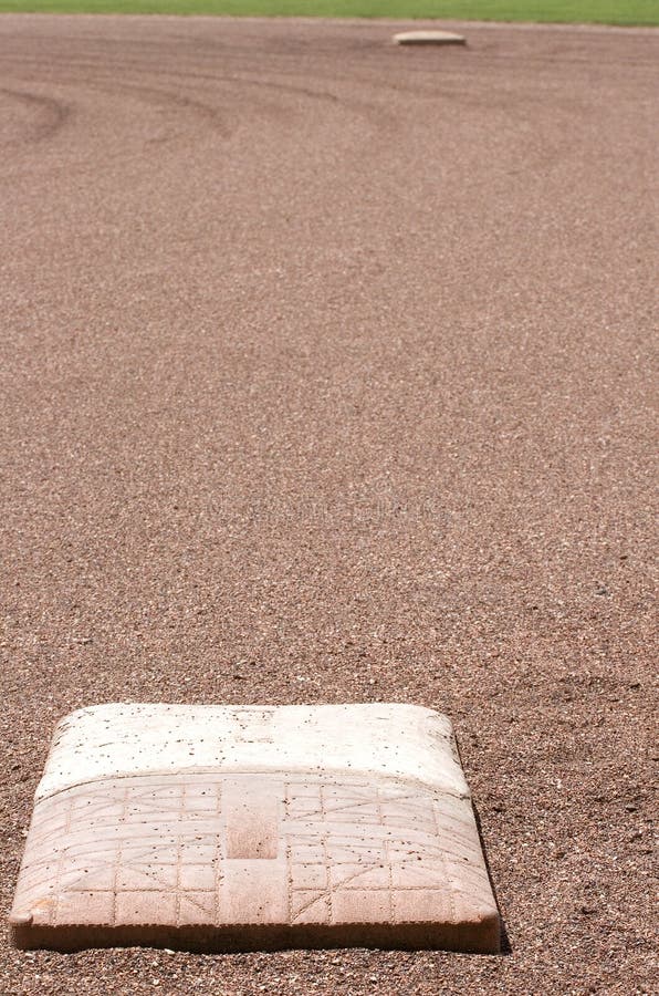View to Second Base stock photo. Image of fence, plate - 5656476