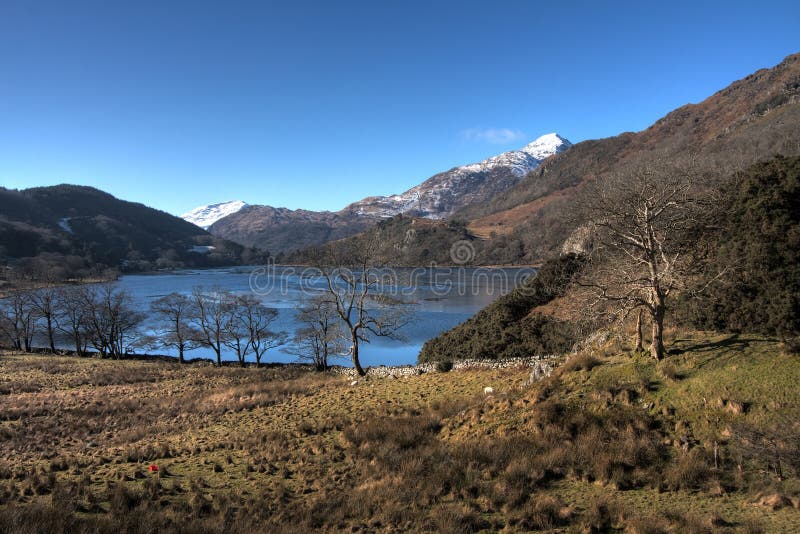 View to Snowdon stock photo. Image of lake, park, gwynant - 13101360