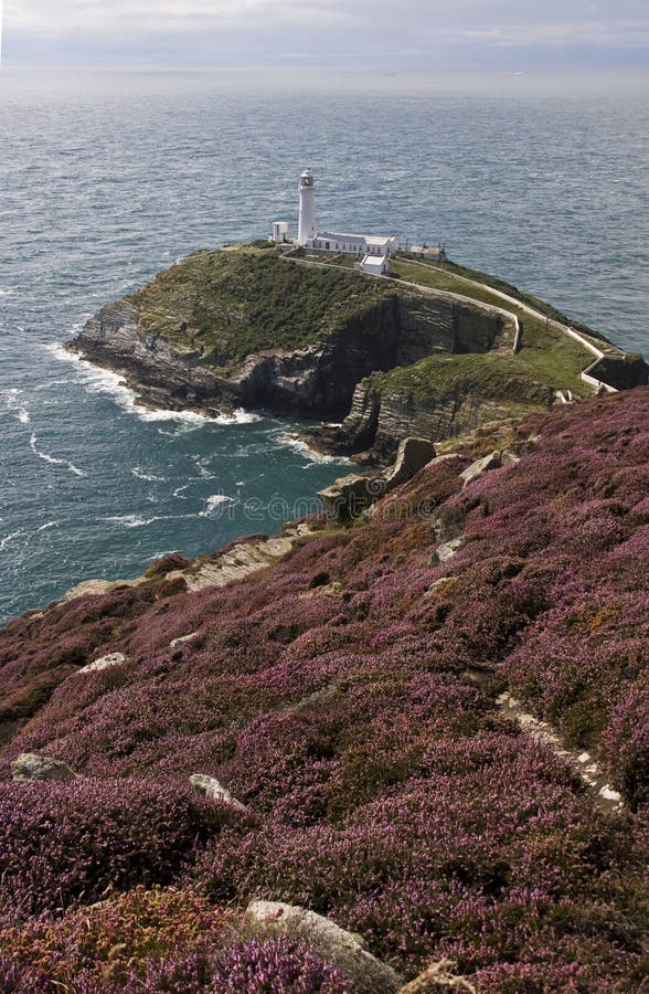 South Stack Lighthouse stock photo. Image of island, wales - 5265996