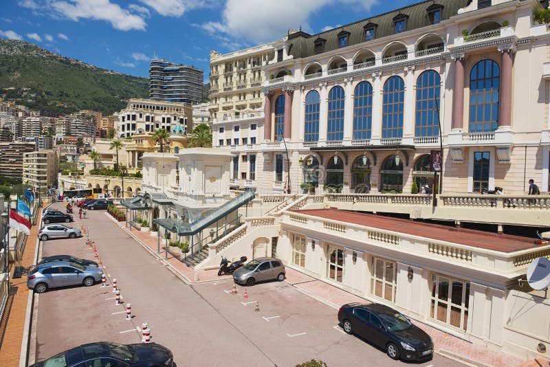 View To the Street in Monaco, Monaco. Editorial Stock Image - Image of ...