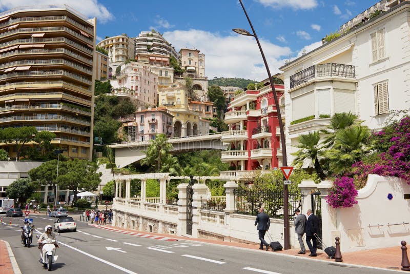 View To the Street in Monaco, Monaco. Editorial Photography - Image of ...