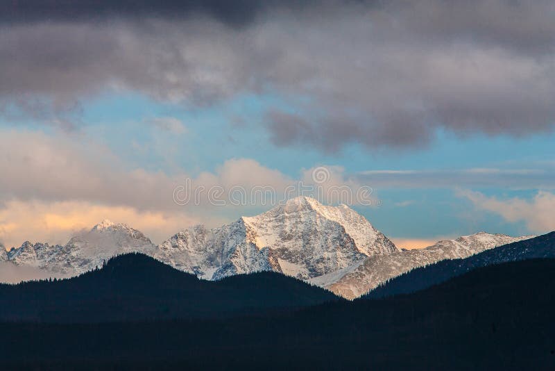 View to Tatry mountains. stock image. Image of beauty - 121634789