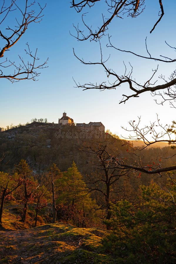 View To the Wartburg Castle in Eisenach in Thuringia Stock Image ...