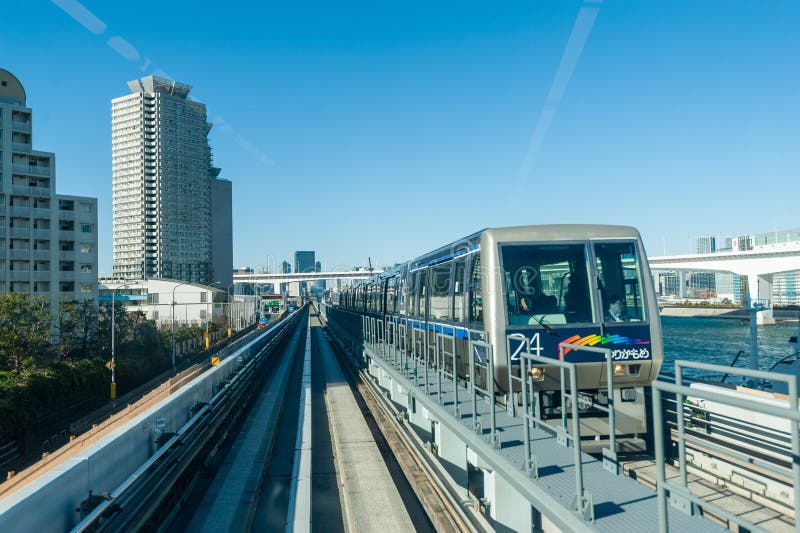 View from a Tokyo Light Rail Editorial Stock Photo - Image of billboard ...