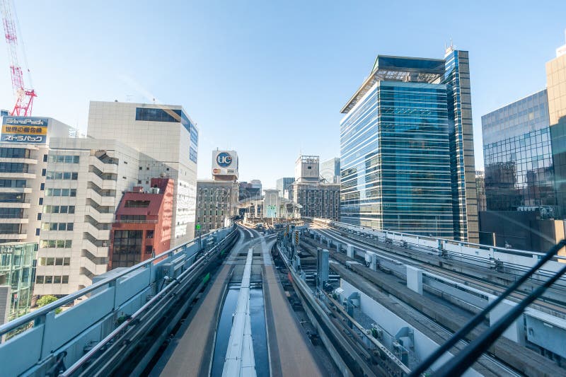 View from a Tokyo Light Rail Editorial Photo - Image of passenger ...