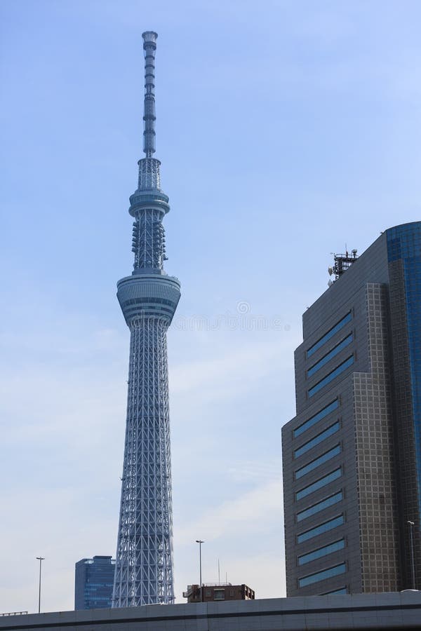View of Tokyo Sky Tree in Japan. Editorial Stock Image - Image of ...