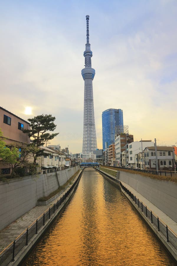View of Tokyo Sky Tree 634m at Day Time Editorial Stock Image - Image ...
