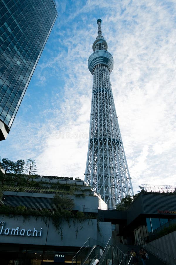 View of Tokyo Skytree from Below Editorial Photo - Image of place ...