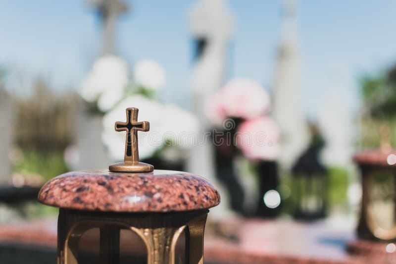 View of the Tombstone in the Cemetery Stock Photo - Image of historical ...