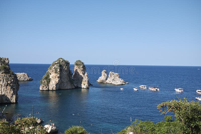 View of the Tonnara editorial photography. Image of reserve - 130623002