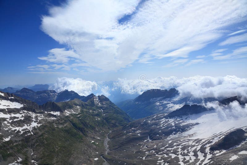View from the top stock image. Image of mountain, glacier - 27746073