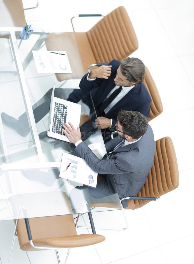 Successful Employees Discussing Important Issues Stock Photo - Image of ...