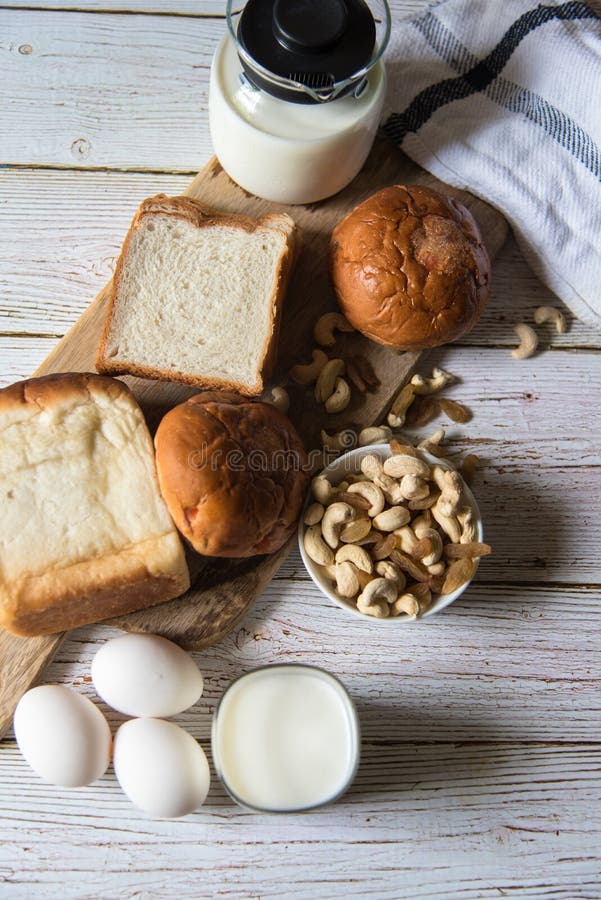 View from Top of Healthy Food Items Stock Photo - Image of eggs ...