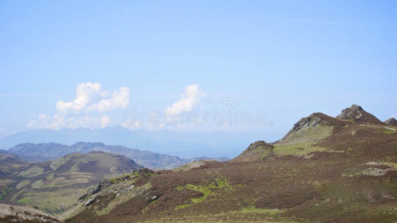 View from the Top of the Hill Stock Photo - Image of summer, peaceful ...