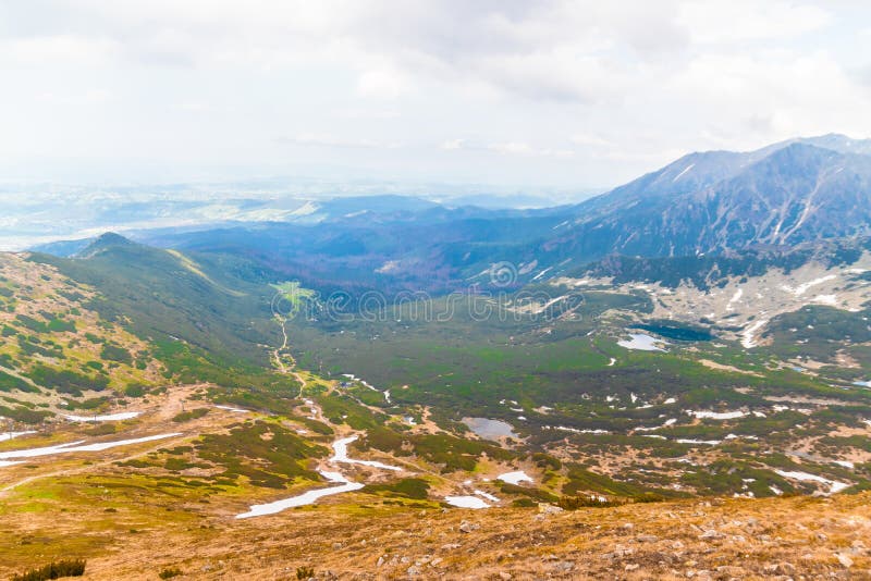 View from the Top of Kasprowy Wierch Mount. Tatry, Poland Stock Image ...