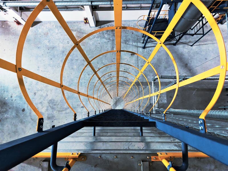 A View from the Top of a Ladder Stock Photo - Image of symmetry, arch ...