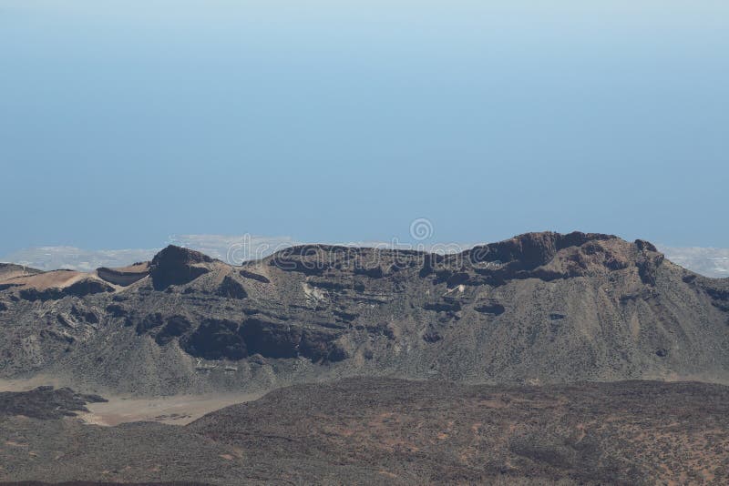 View from the Top of Mount Teide Stock Photo - Image of tourist ...