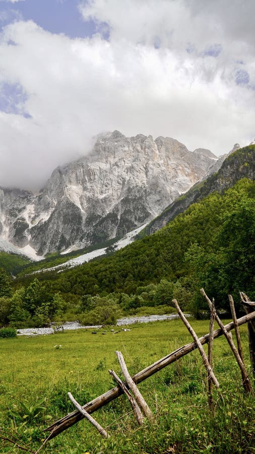 Valbone Valley National Park, Albania Stock Image - Image of green ...