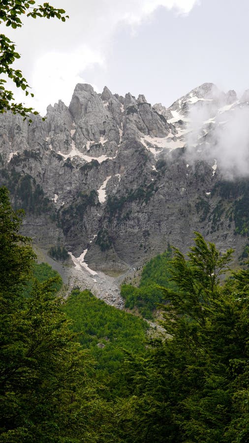 Valbone Valley National Park, Albania Stock Image - Image of green ...