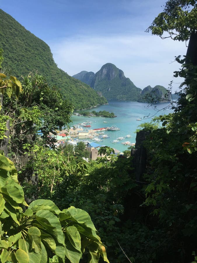 A View from Top! Palawan, Philippines Stock Image - Image of beach ...