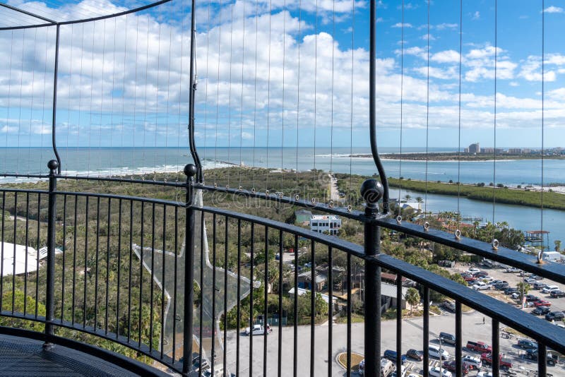View from the Top of the Ponce Inlet Lighthouse, Overlooking the ...