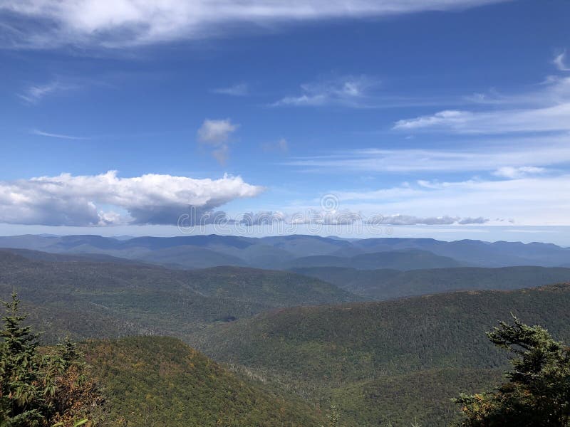 View from Top of Slide Mountain in September in Catskills Mountains in ...