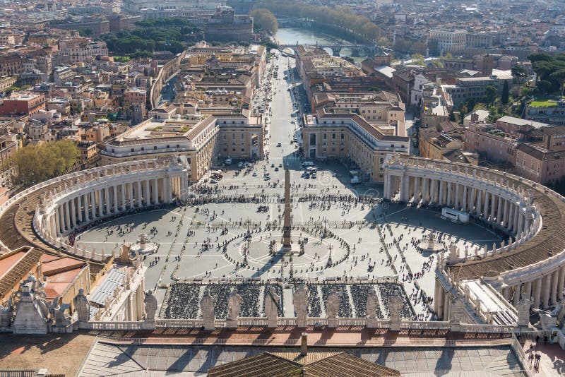 View from Top of St. Peter S Basilica Stock Image - Image of italy ...