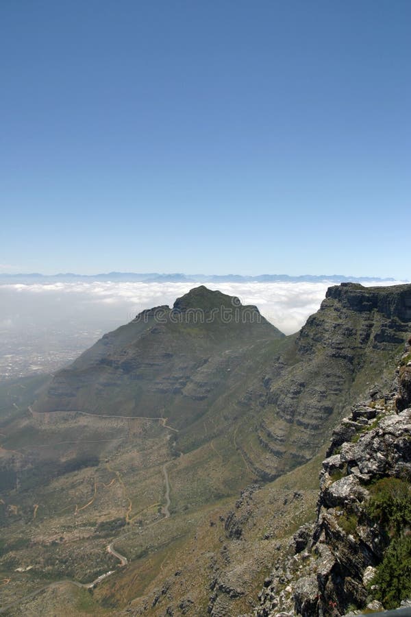 View from Top of Table Mountain Stock Image - Image of landscape ...