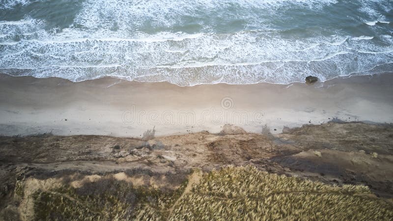 View from Top of Waves at the Beach Stock Photo - Image of countryside ...