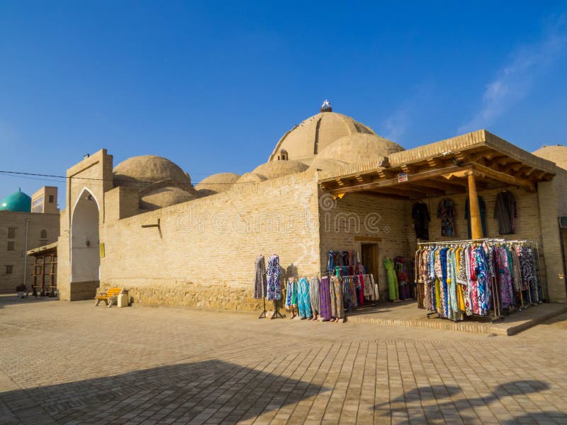 Toqi Zargaron Bazaar, Bukhara, Uzbekistan Stock Image - Image of ...
