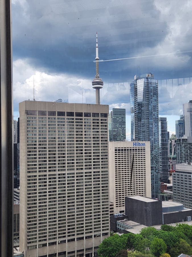 View from Toronto City Hall Editorial Stock Image - Image of ...