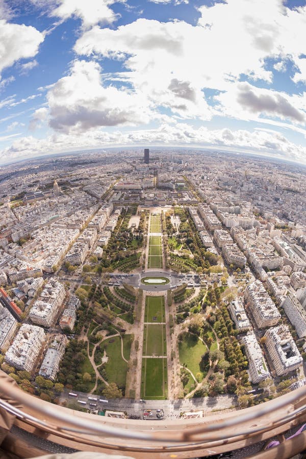 View from the Tour Eiffel stock photo. Image of metropolis - 28459402