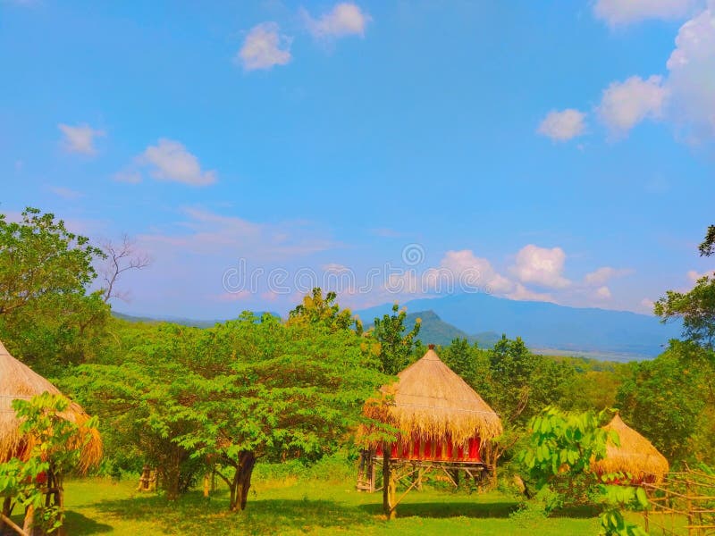 View from the Tourist Spot of Dadablangan Hill or Cawiri, Central Java ...